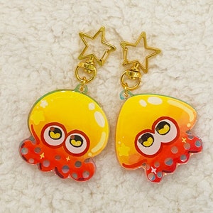 S*platoon : Octoling/ Inkling Acrylic Keychain ; - Etsy