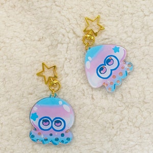 S*platoon Pride Color : Octoling/ Inkling Acrylic Keychain ; - Etsy