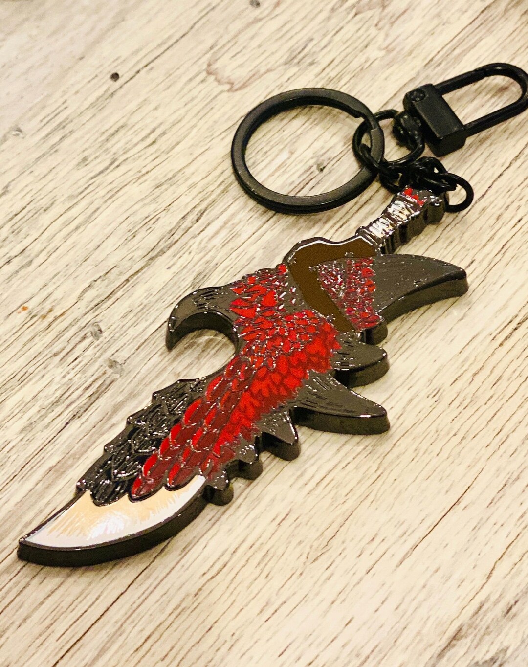 MH : Flame Sword Bottle Opener Keychian Game Inspired - Etsy