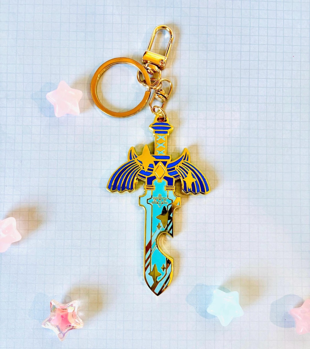 Zelda : Master Sword Glow in the Dark Bottle Opener Keychian Game ...