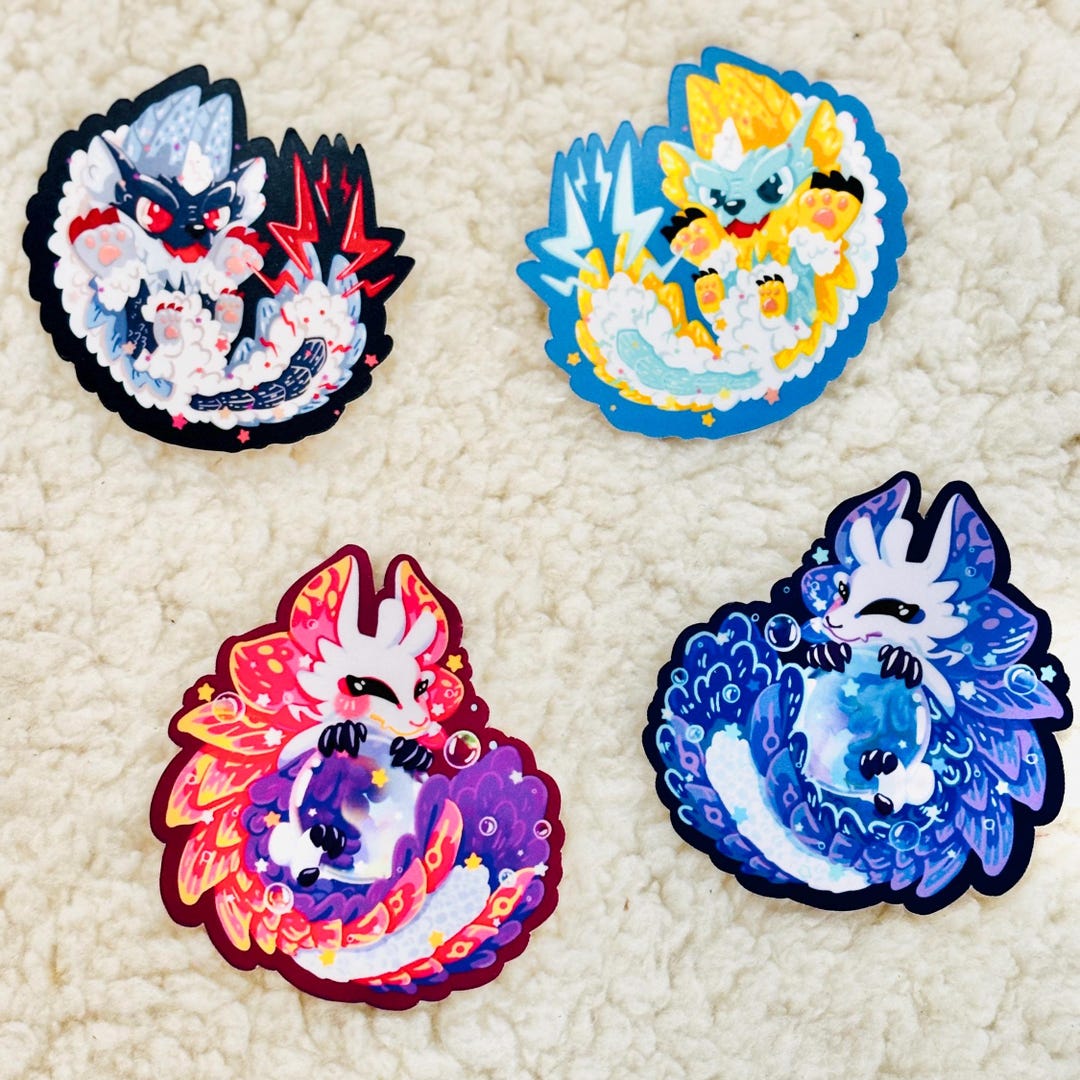 Zinogre - Mizutsune Monster Hunter Series - Vinyl Sticker - Etsy