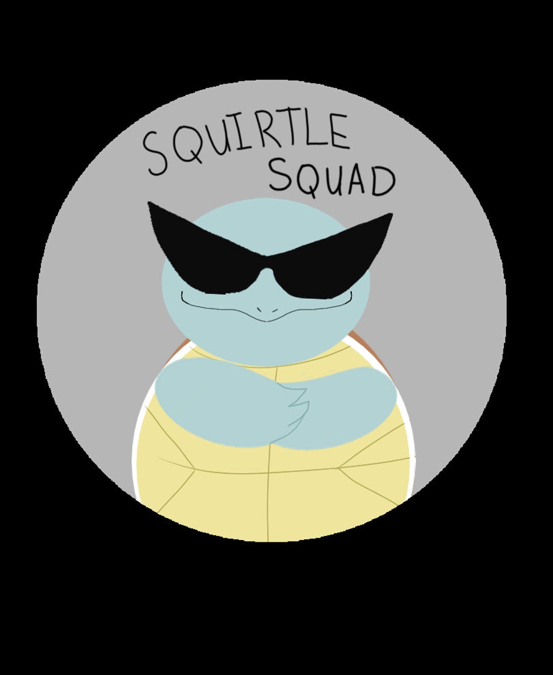 Squirtle Squad Button - Etsy