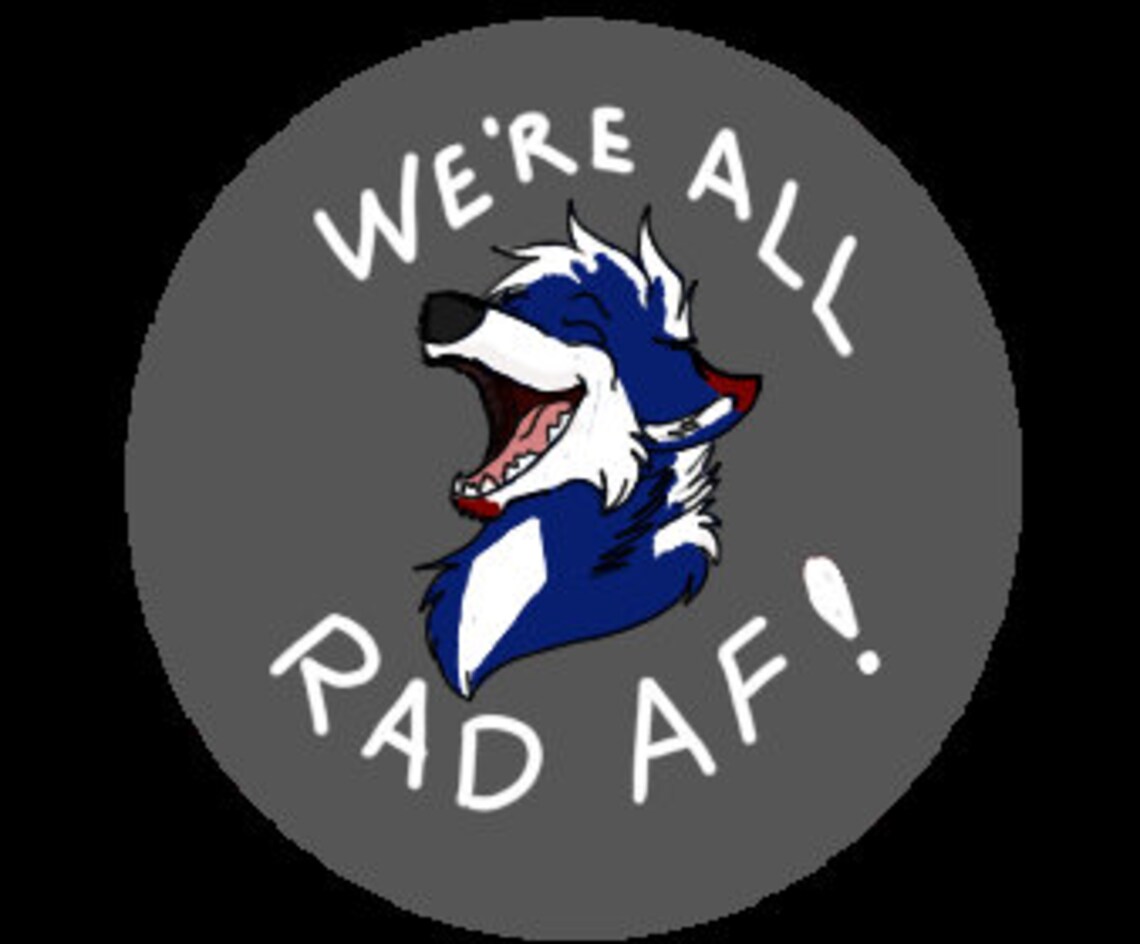 We're All Rad Buttons - Etsy