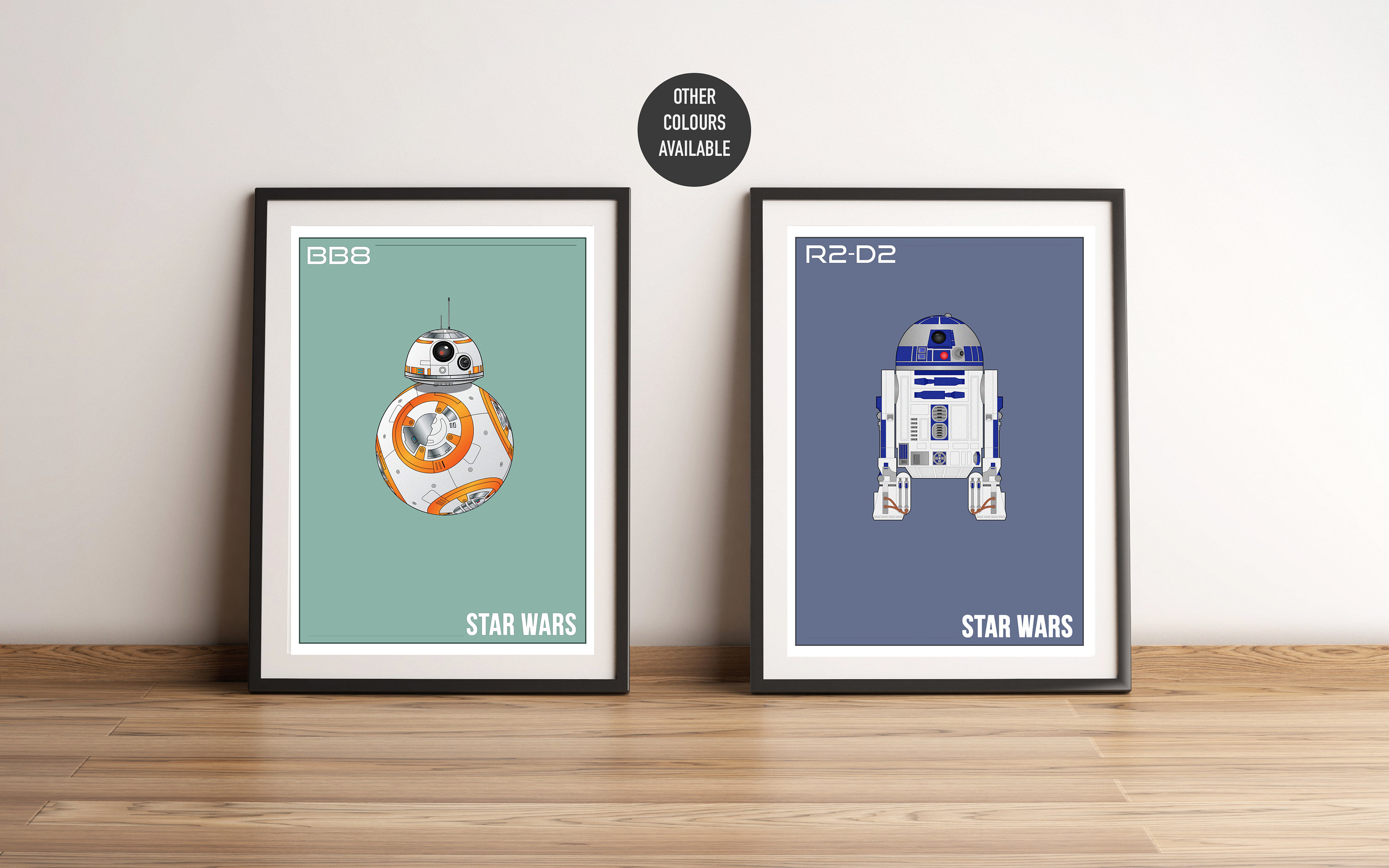 Star Wars R2D2 BB8 Posters Set of Two or Individual - Etsy Australia