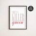 Killer Queen A4/A3 Queen Lyric Poster Wall Art Minimalist Print - Etsy