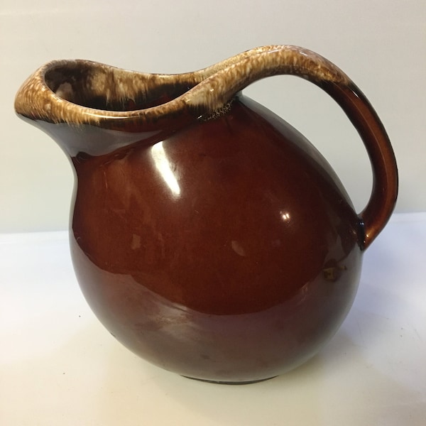 Brown Drip Pottery - Etsy