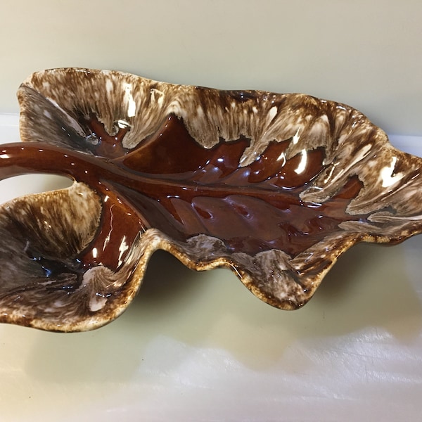 Hull Collectible Brown Drip Pottery - Etsy