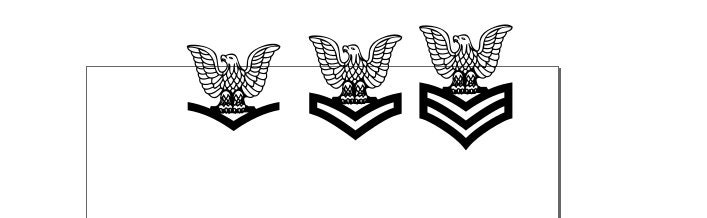 Navy PO1, PO2, PO3 Collar Device SVG - Etsy
