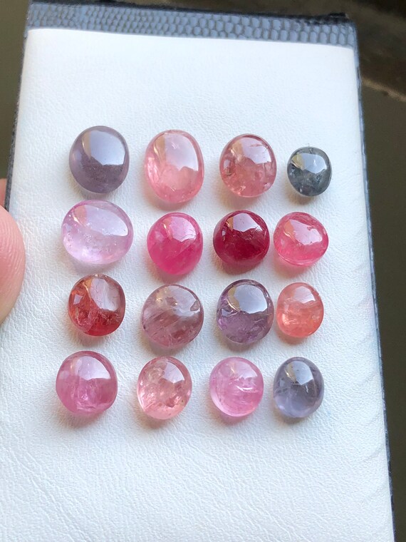 Spinels .55 Carats Lovely Spinels Cabochon ..dimensions: 8mm | Etsy
