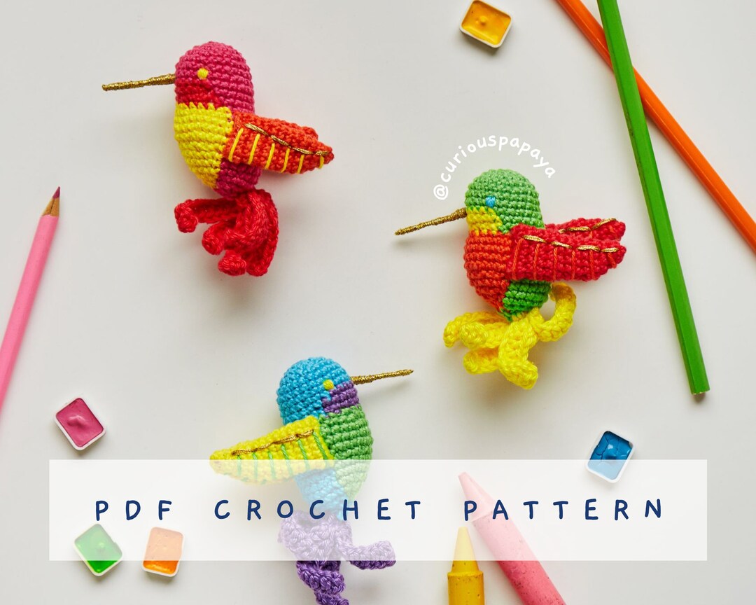 Hummingbird Crochet Pattern - Etsy