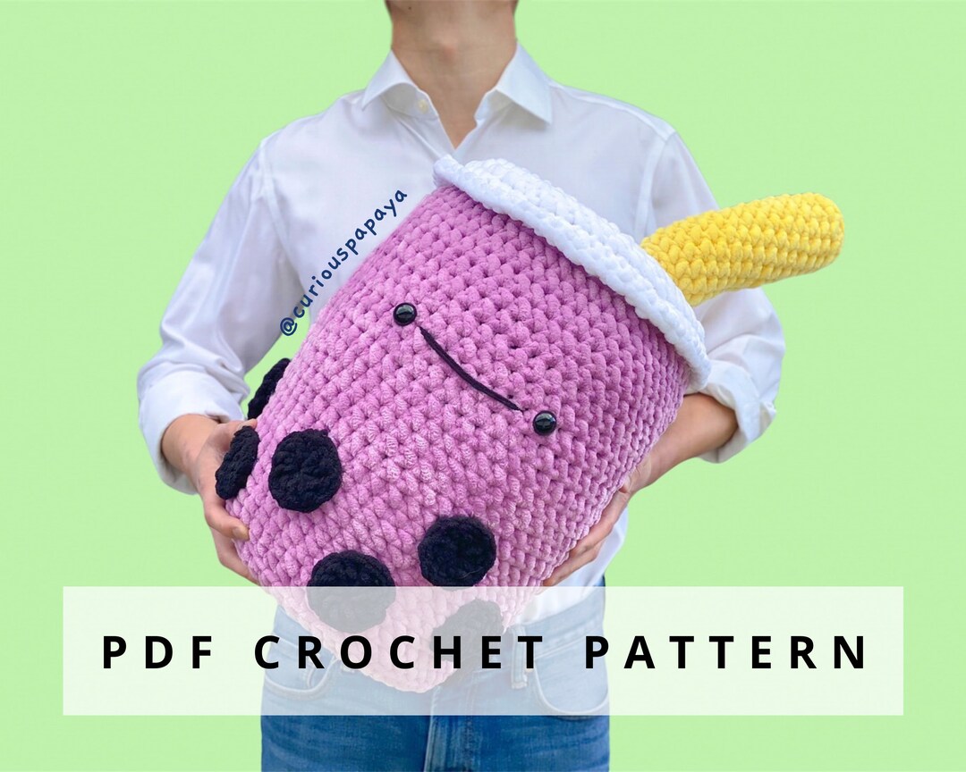 Giant Boba Crochet Pattern - Etsy Australia