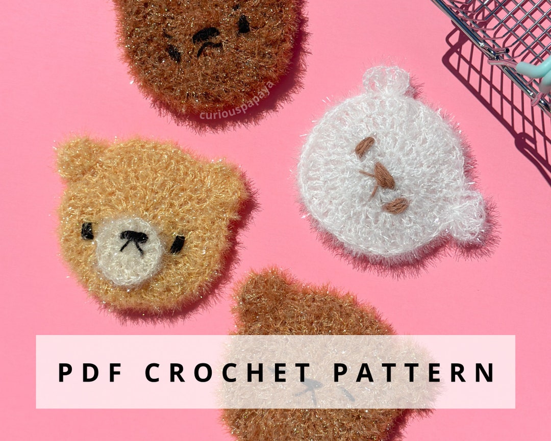 Bear Scrubby Crochet Pattern - Etsy