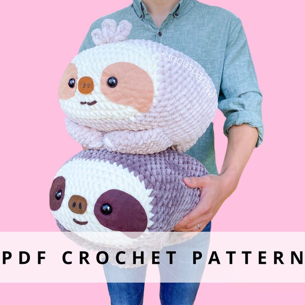 Sloth Plush Pattern - Etsy