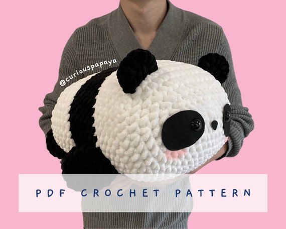 Giant Panda Crochet Pattern | Etsy