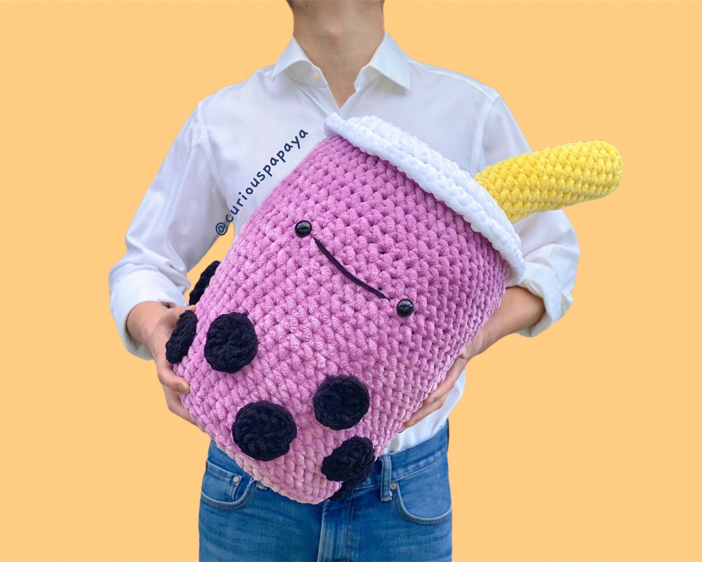 Giant Boba Crochet Pattern - Etsy Australia