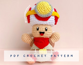 Mario Mushroom Crochet Pattern - Etsy