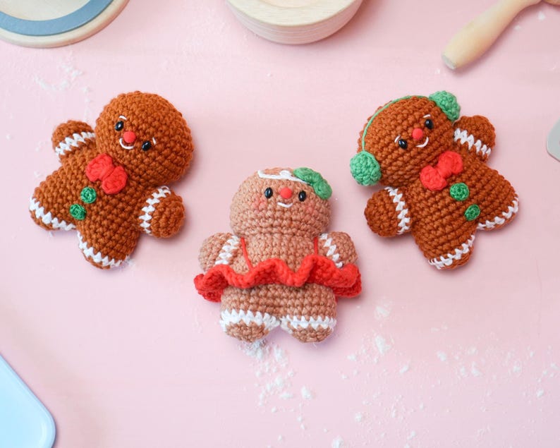 Gingerbread Crochet Pattern - Etsy