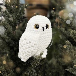 Snowy Owl Crochet Pattern - Etsy