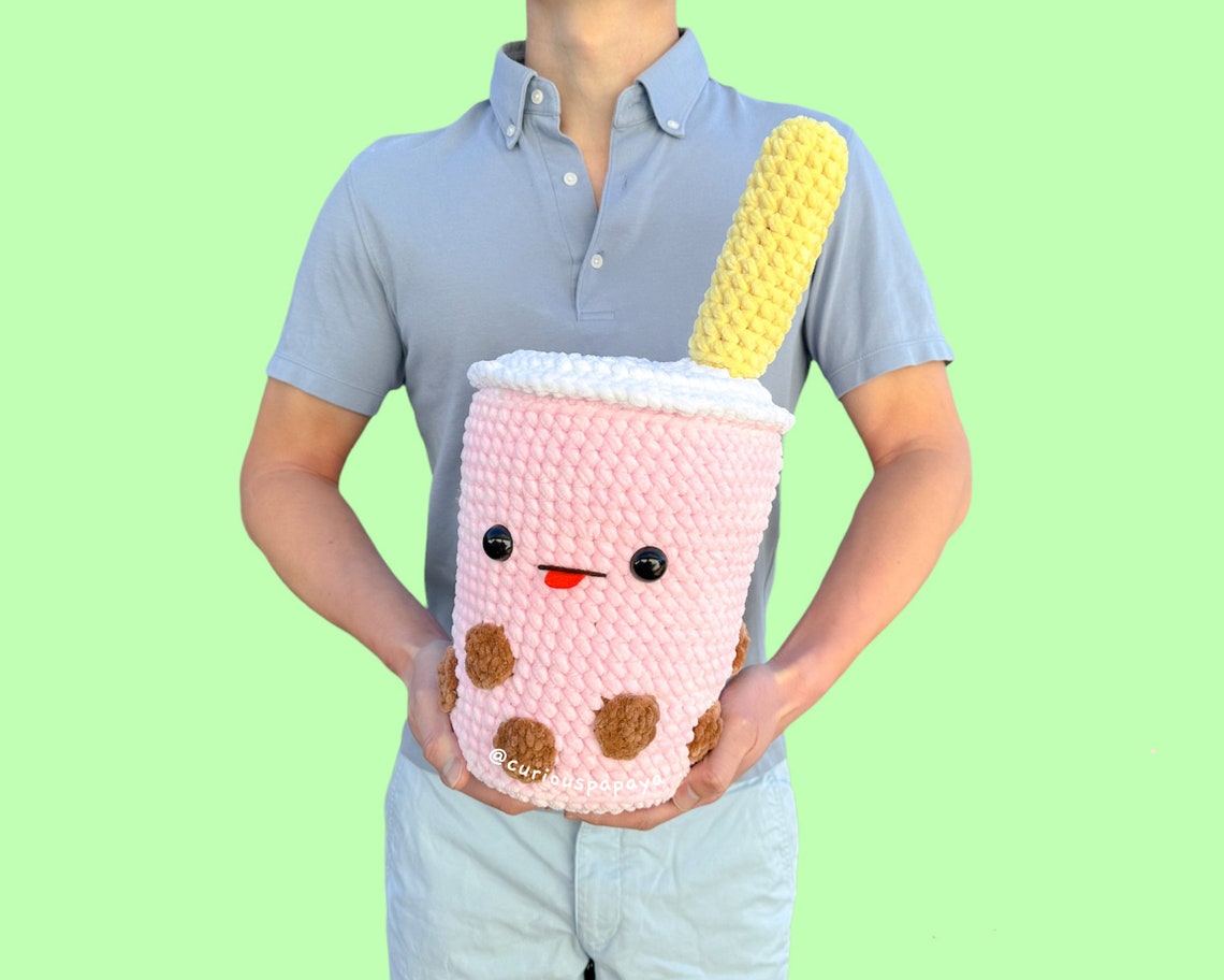 Giant Boba Crochet Pattern - Etsy UK