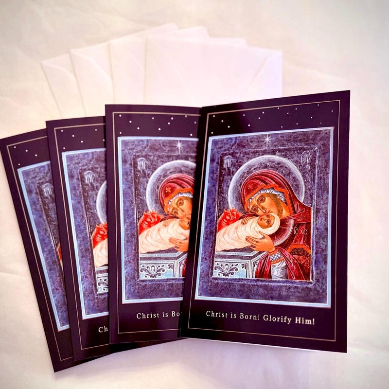 Orthodox Christmas Cards - Etsy