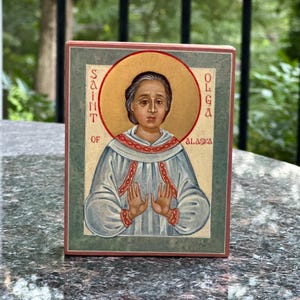 Saint Olga of Alaska Hand Painted Icon Christian Art - Etsy