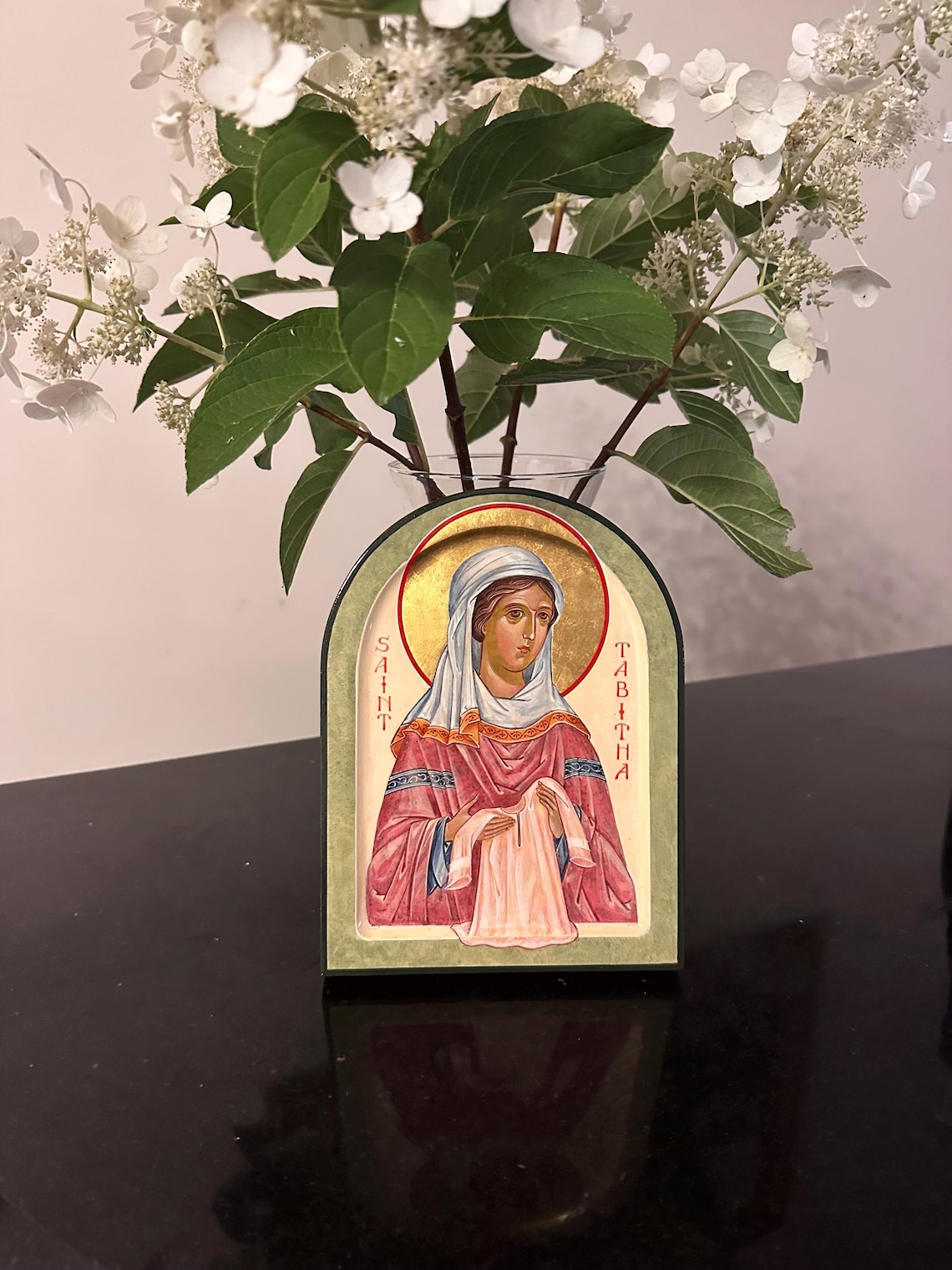 Saint Tabitha. Dorcas Hand Painted Icon Christian Art - Etsy
