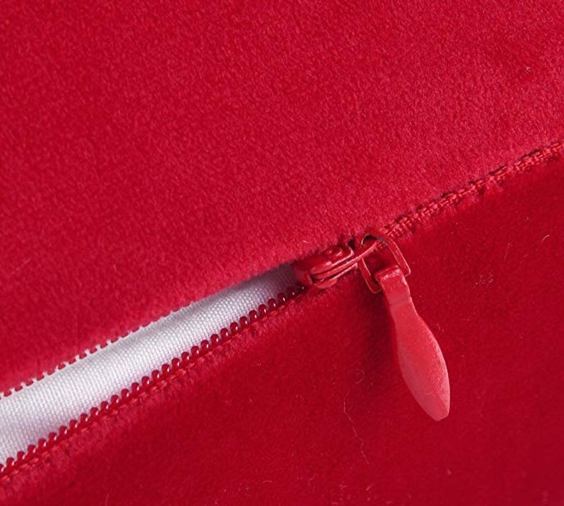 Red Velvet Throw Pillow Cover Red Throw Pillows Red Pillow - Etsy