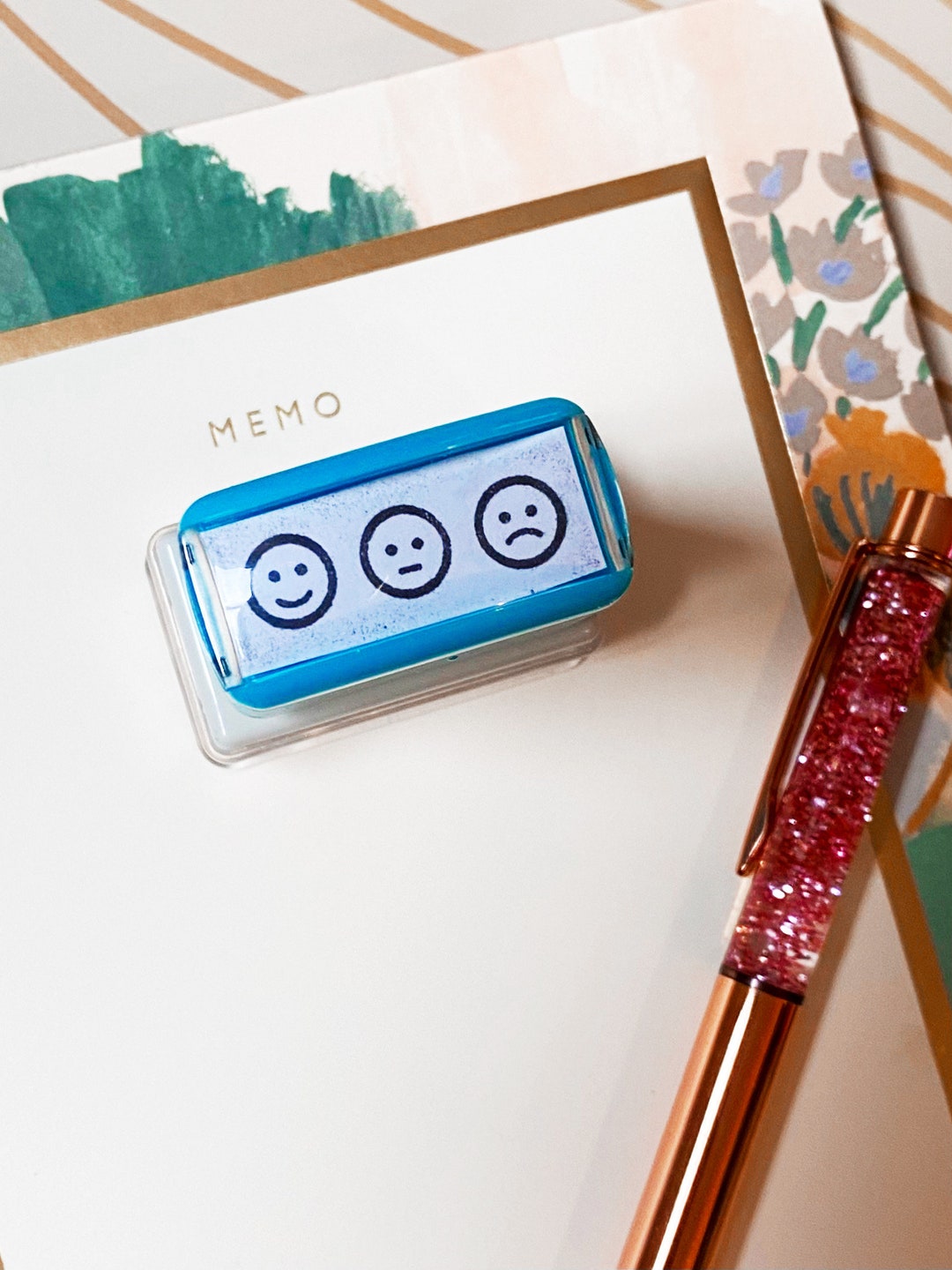 Student Self-assessment Emoji Marking Stamp - Etsy