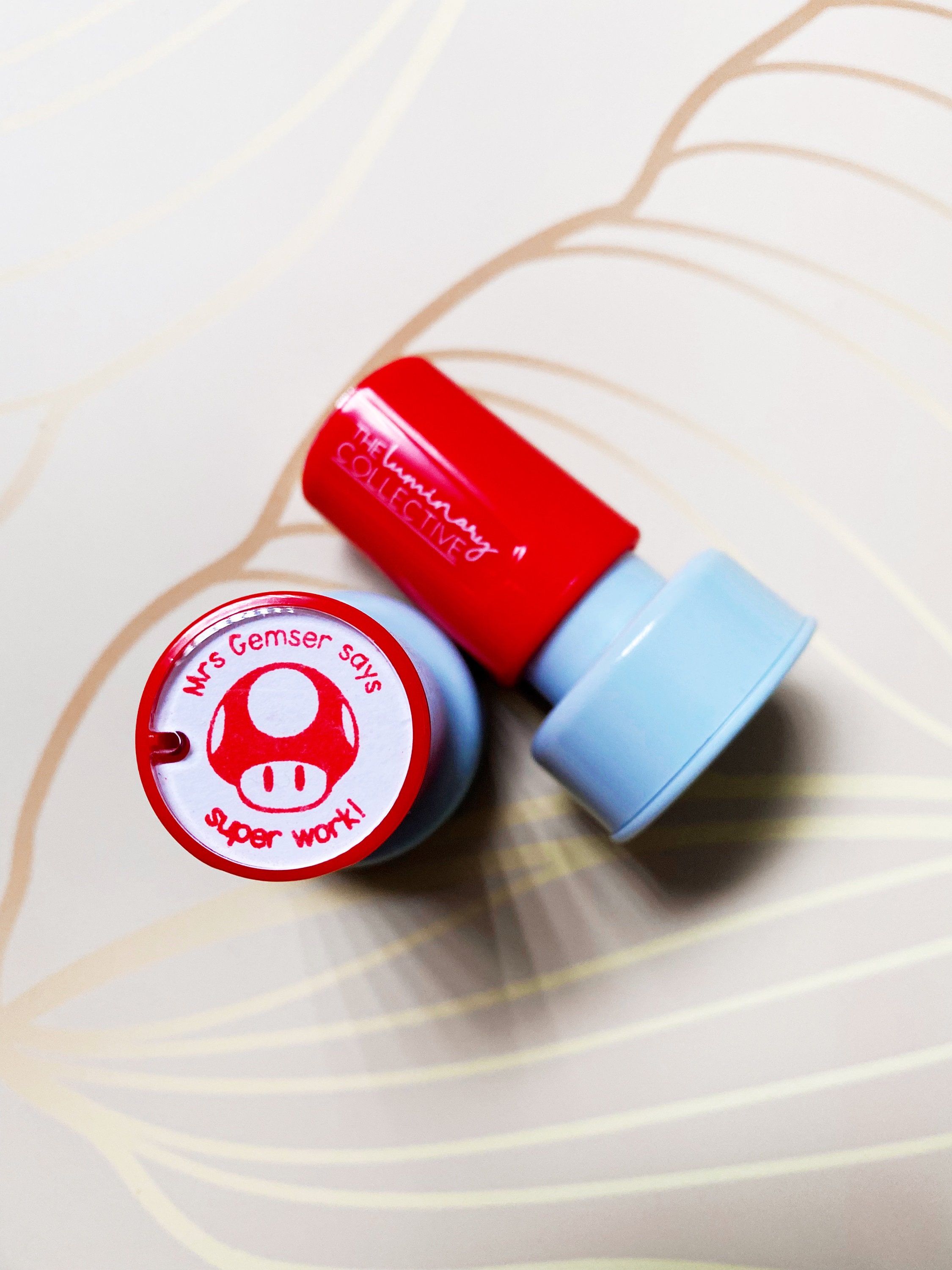 Personalised Super Mario Teacher Merit Stamps - Etsy