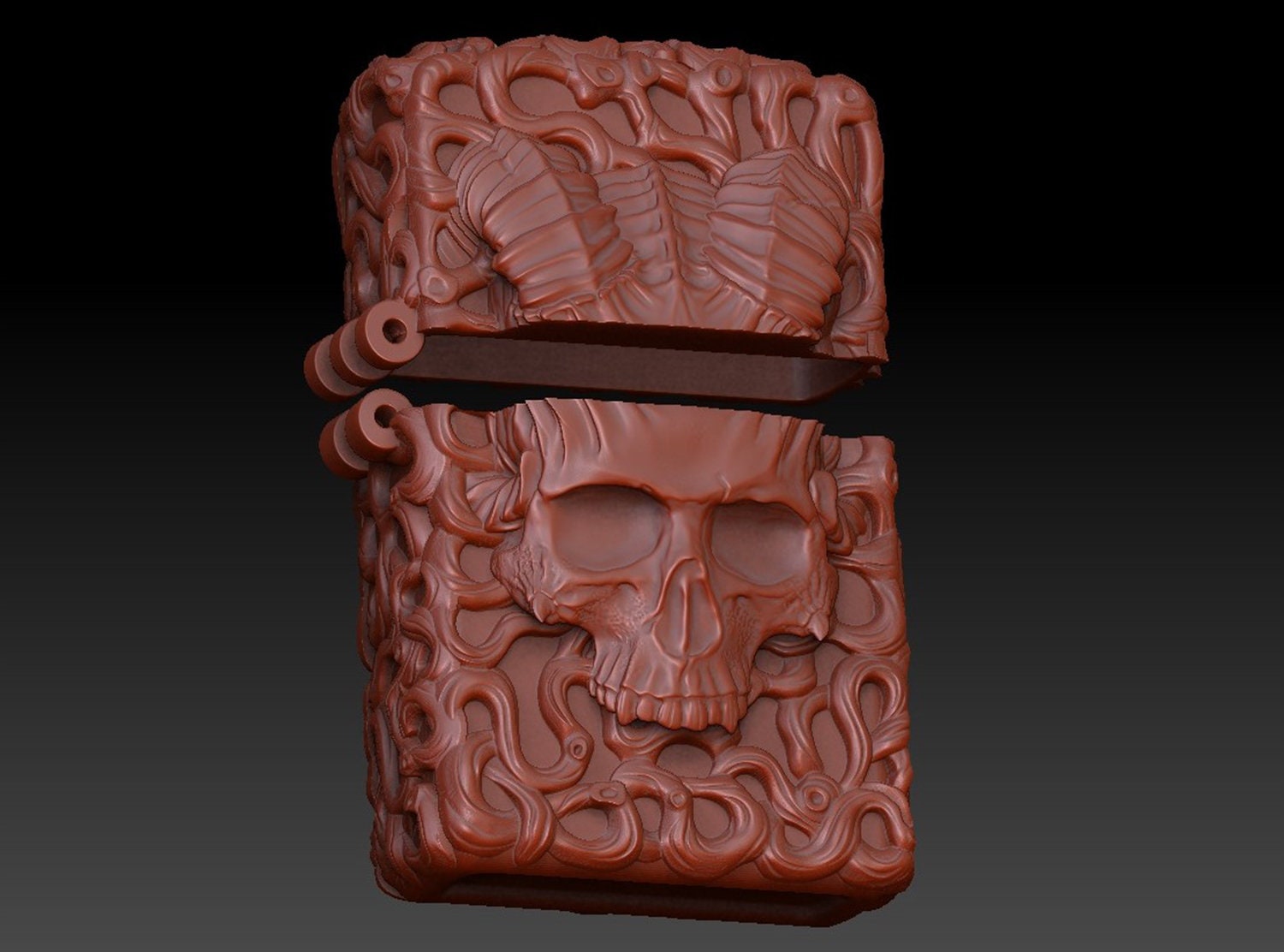 CAD Zippo Case Gas Lighter Case Lighter 3D Print STL - Etsy