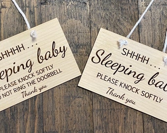 Please Knock Softly - Etsy