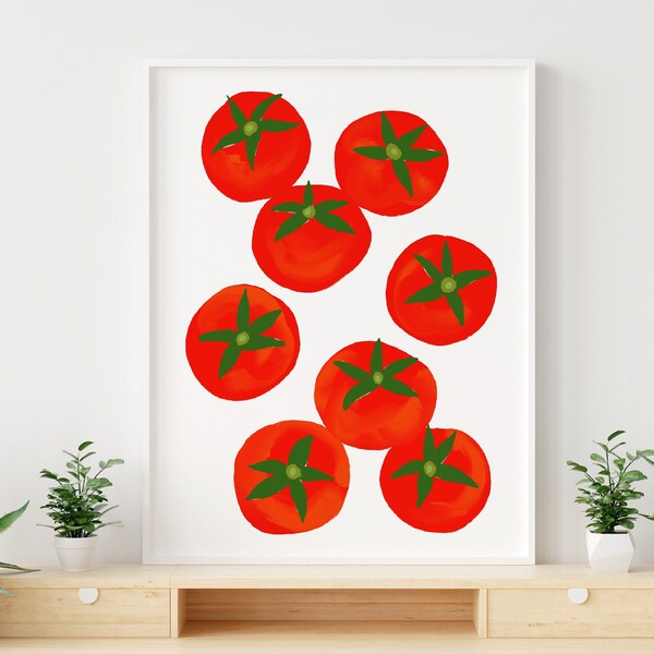 Tomato Print - Etsy