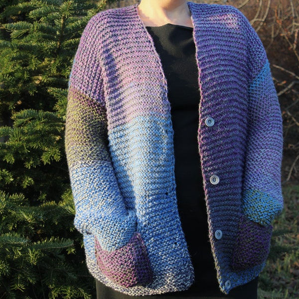 Hand Knit Jacket - Etsy