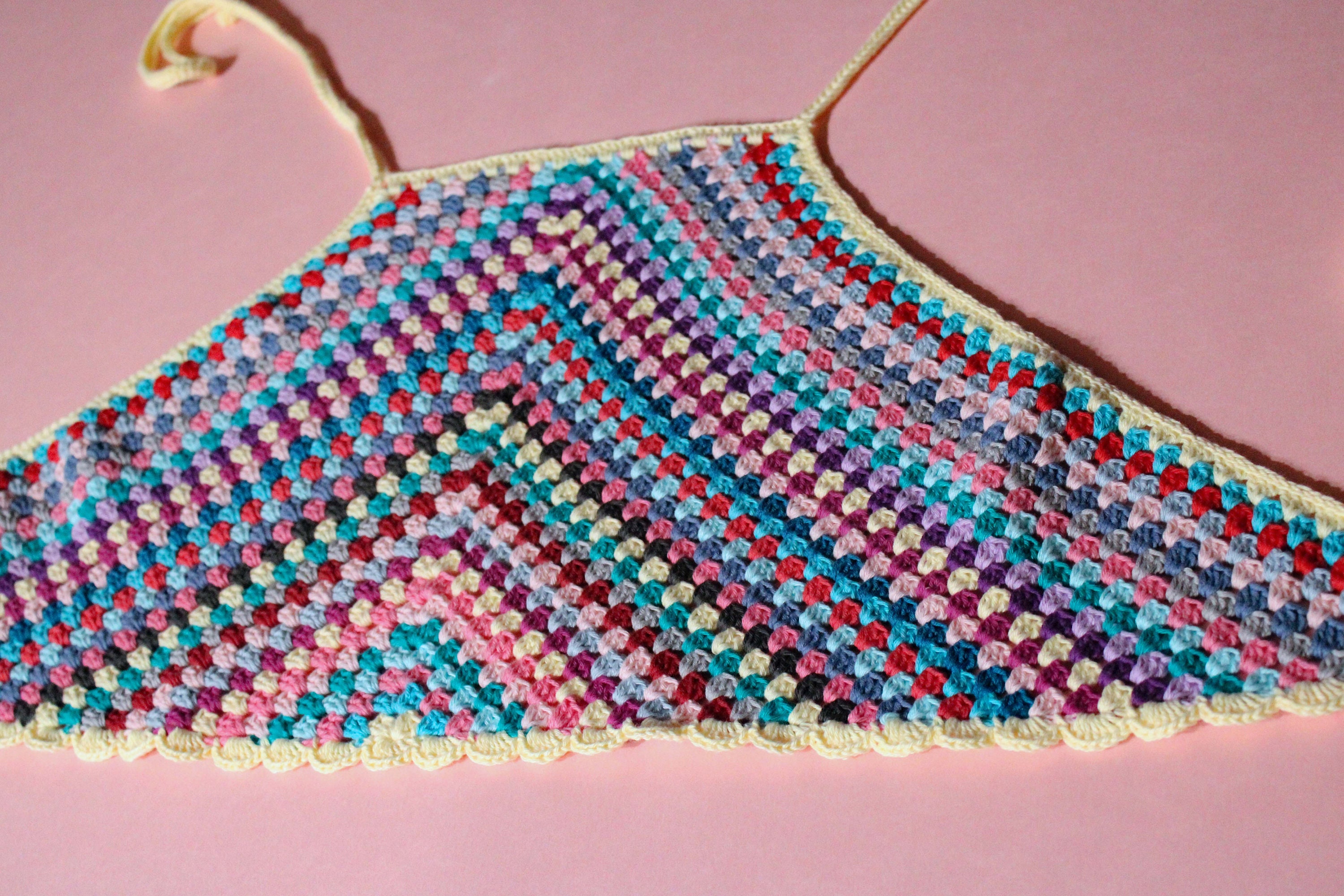 PATTERN Crochet Open Back Granny Square Crop Top. - Etsy