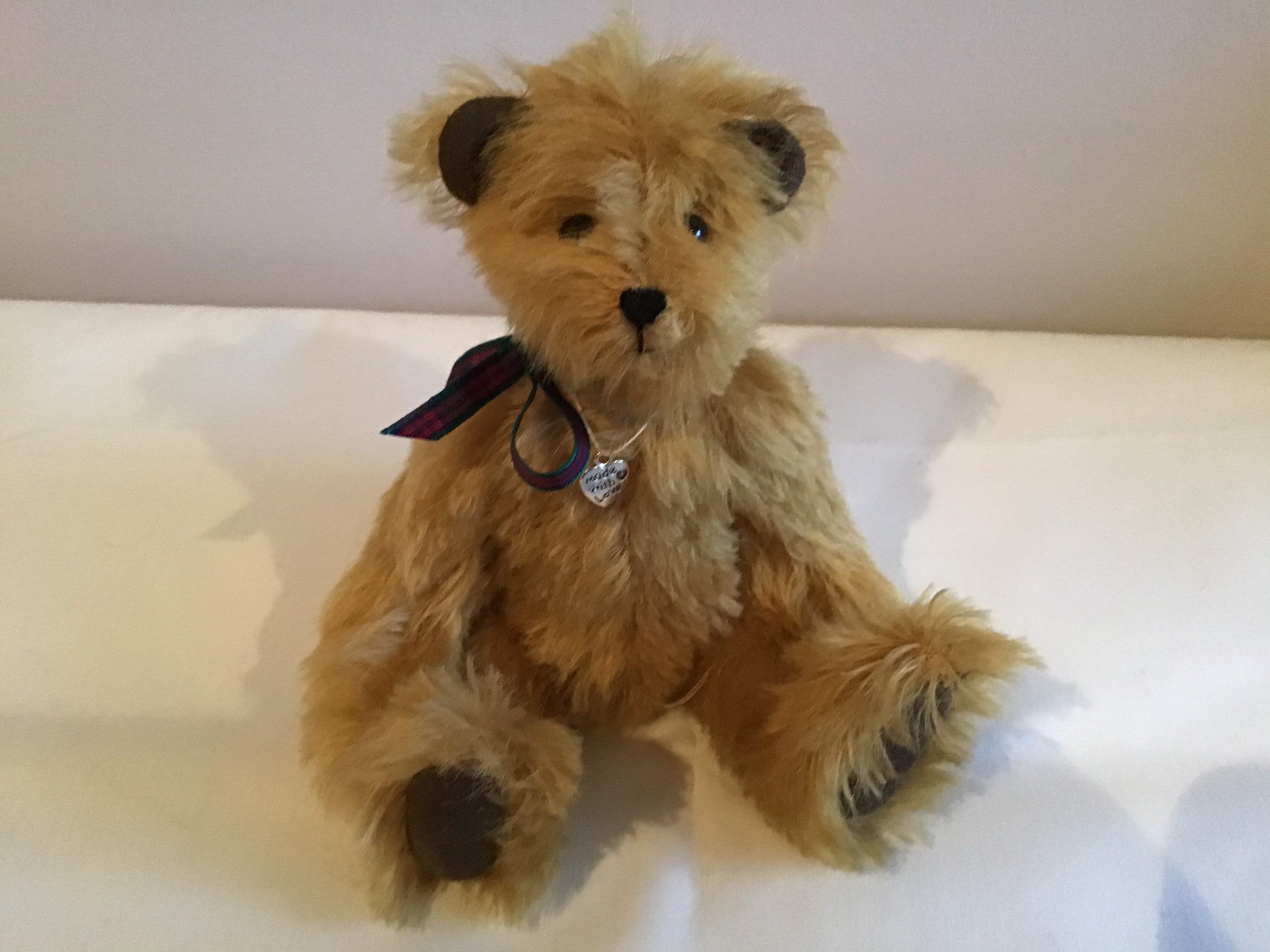 The Patrick Handmade Golden Mohair Teddy Bear | Etsy
