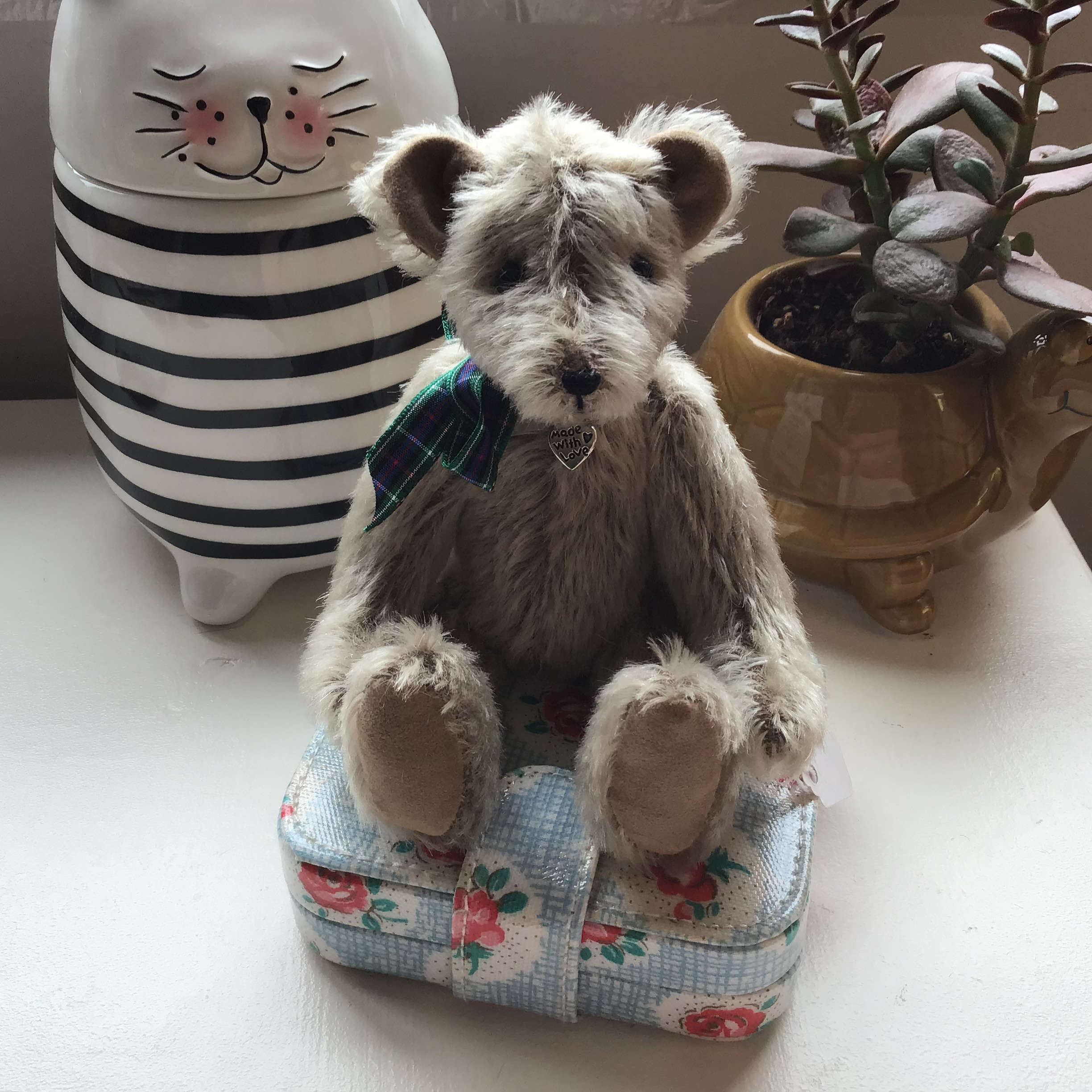 The Patrick Handmade Golden Mohair Teddy Bear | Etsy