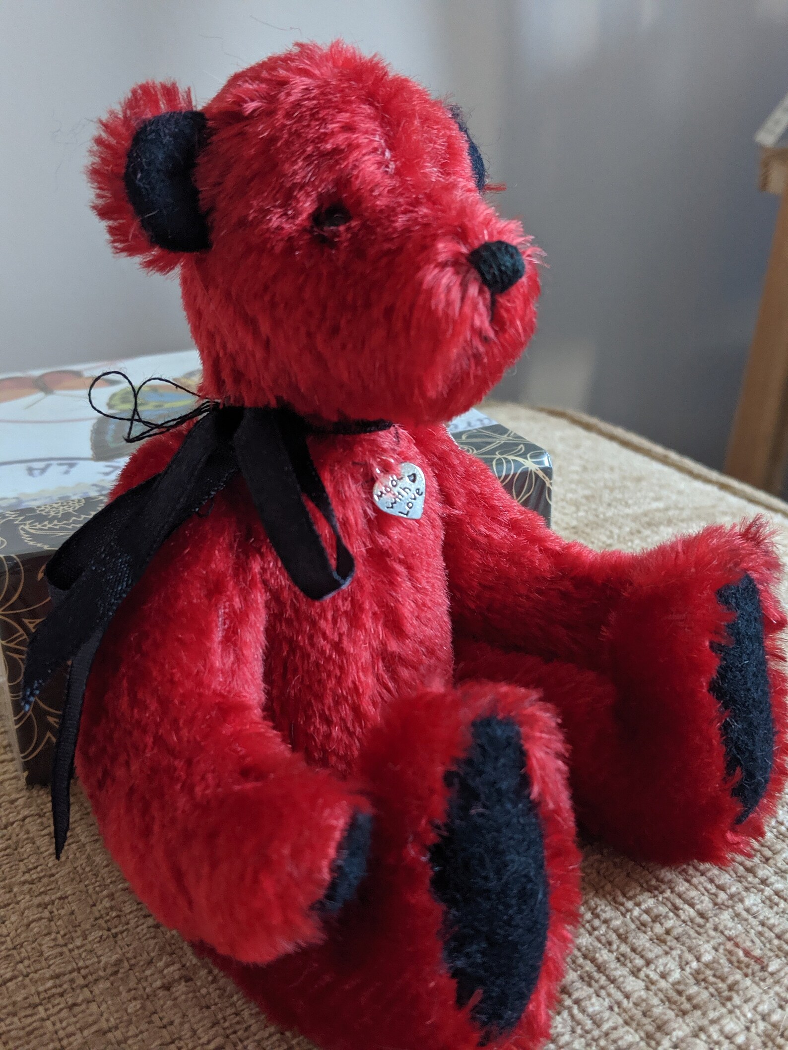 The Patrick Handmade Golden Mohair Teddy Bear | Etsy