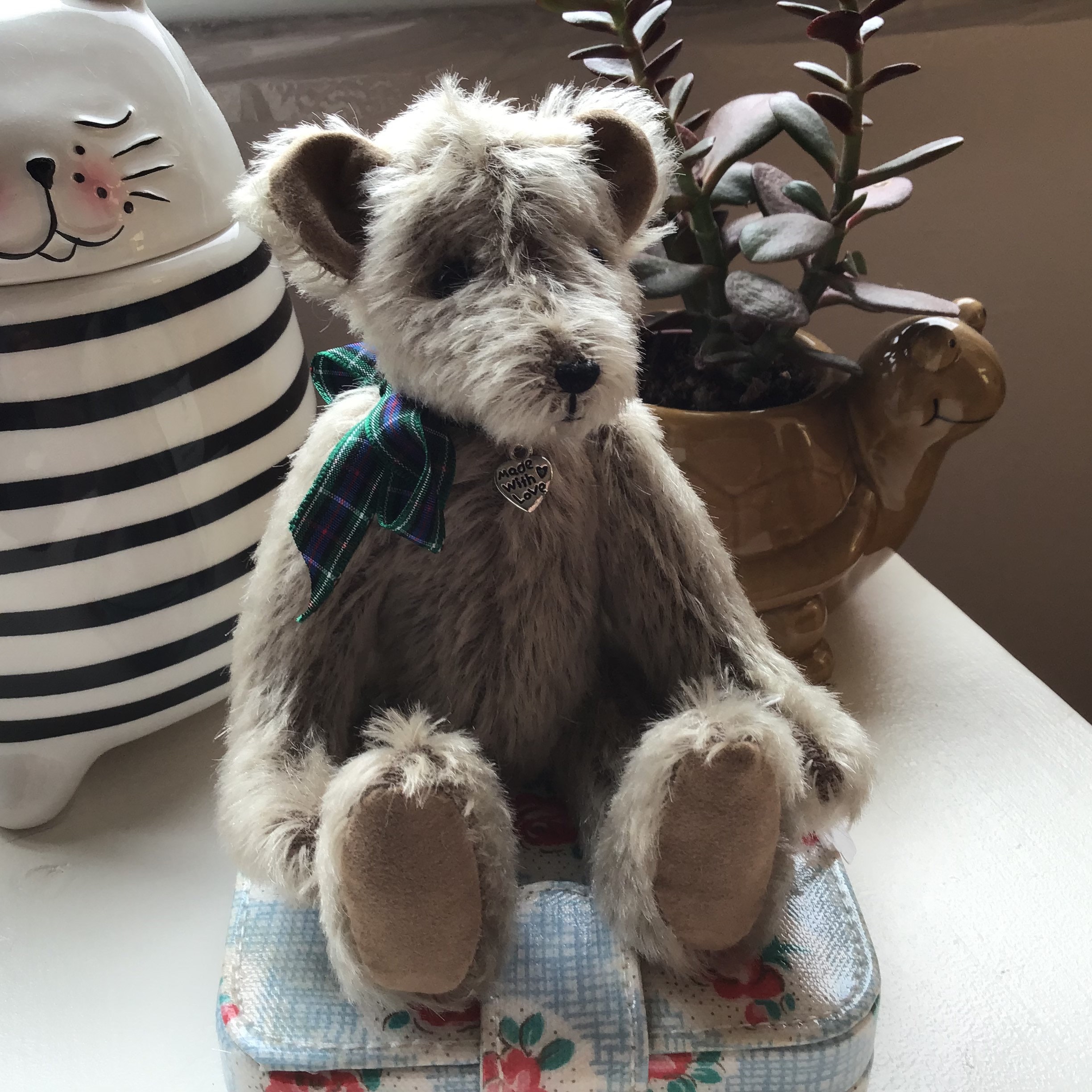 The Patrick Handmade Golden Mohair Teddy Bear | Etsy