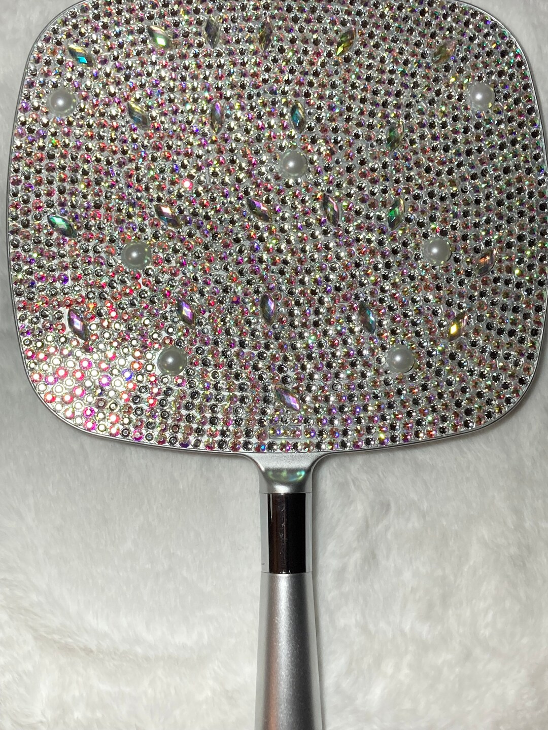 Crystal Bling Hand Mirror-custom Made - Etsy