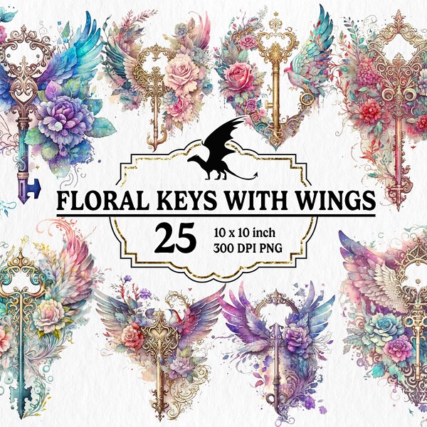 Whimsical Keys - Etsy