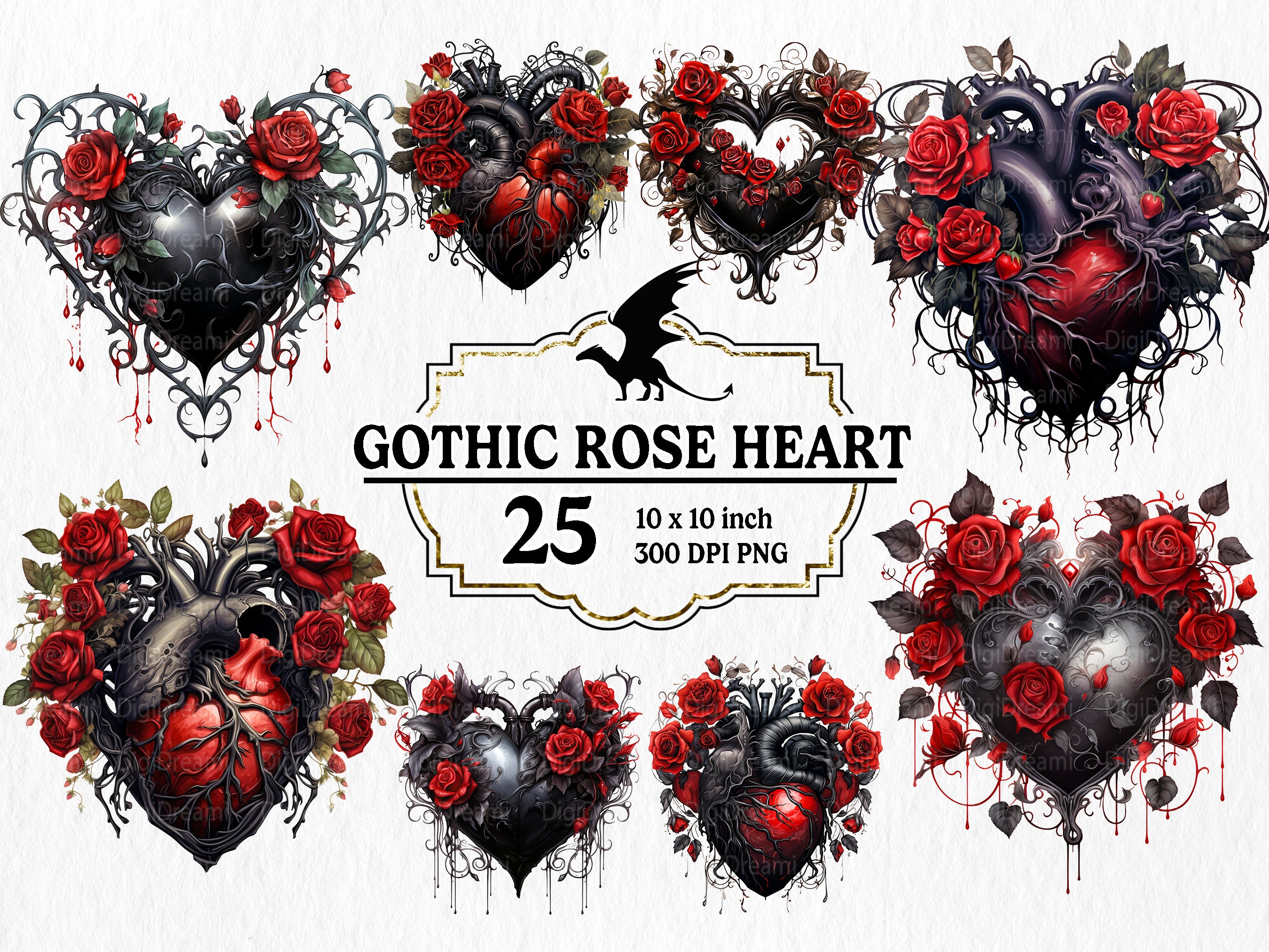 Gothic Heart Png