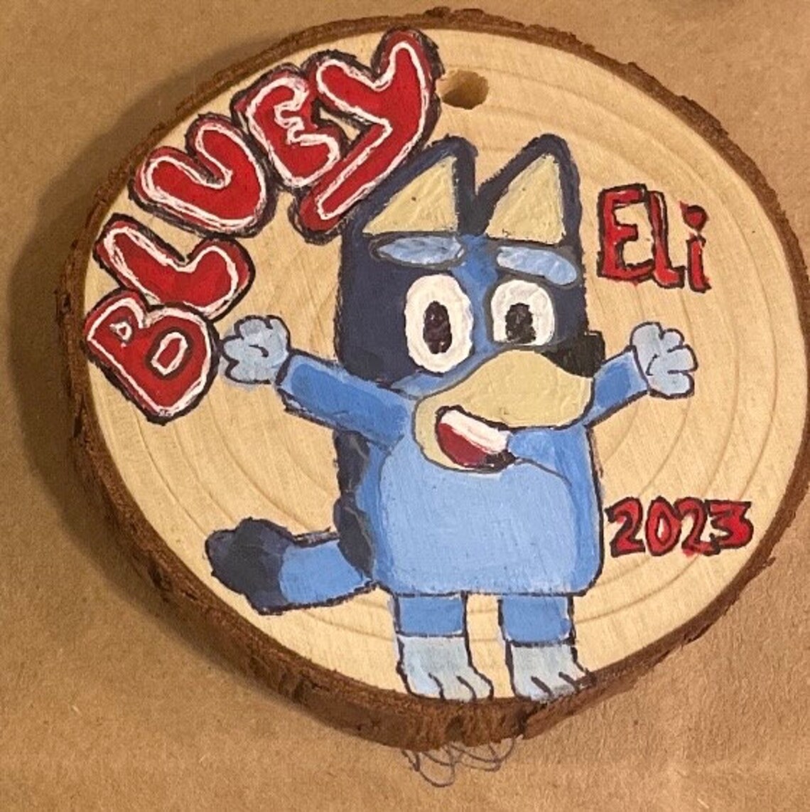 Bluey Christmas Ornament - Etsy