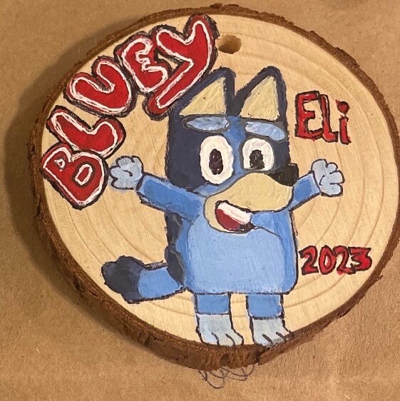 Bluey Christmas Ornament - Etsy