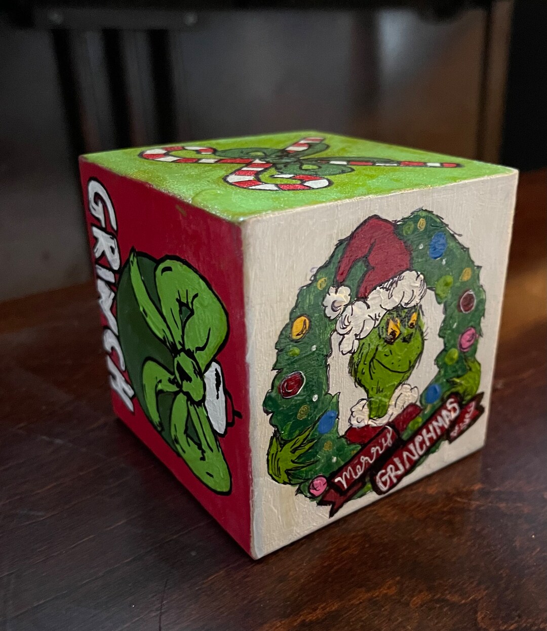 Grinch Block - Etsy