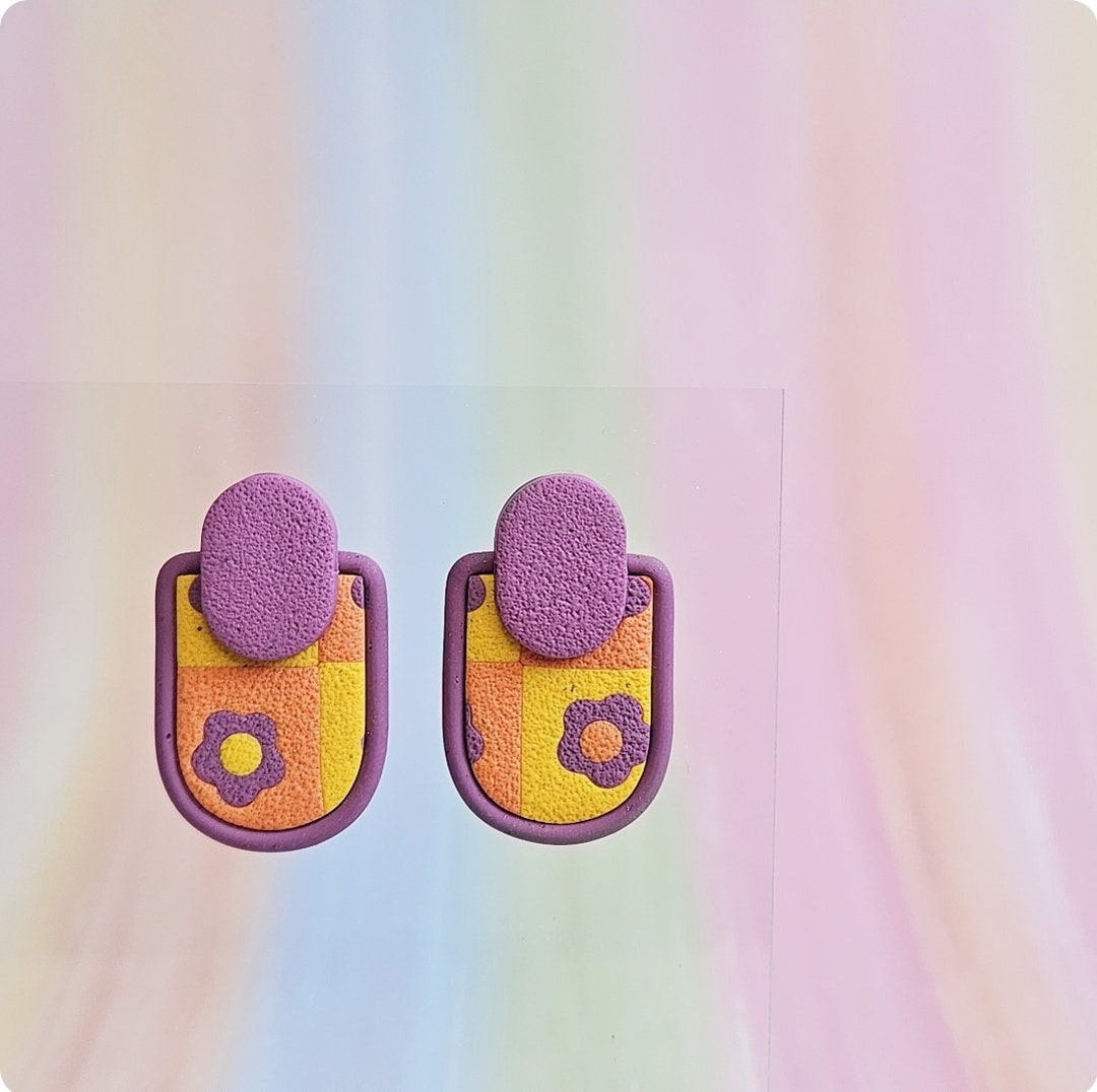 Velma Medium Studs/ Scooby Doo Inspired Studs/ Groovy Spring Studs ...