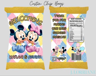 Custom Digital Chip Bag ANY THEME - Etsy