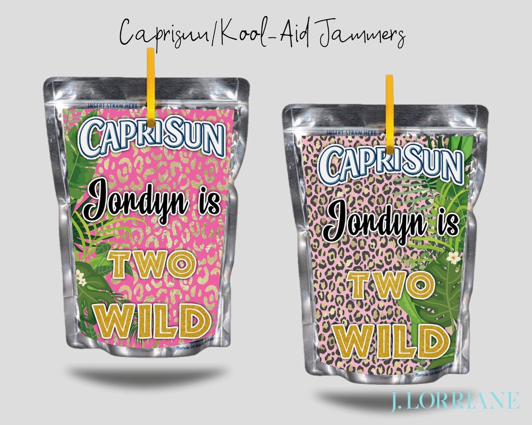 Custom Digital Capri Sun Labels = ANY THEME - Etsy