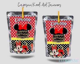 Custom Digital Safari Capri Sun Labels - Etsy