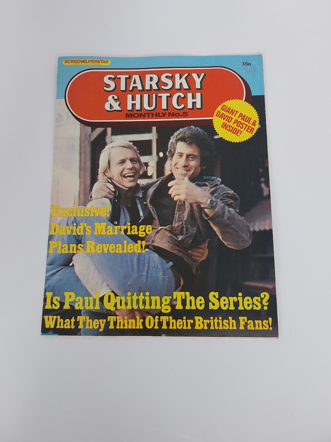 Vintage Starsky & Hutch Poster Magazine - 1970s TV Memorabilia - Etsy
