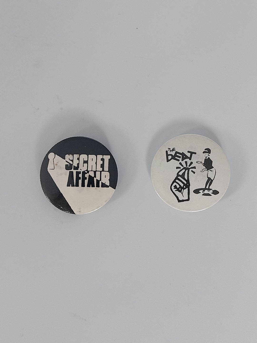 1970s Ska Two Tone Badges: the Beat & Secret Affair Music Collectibles ...